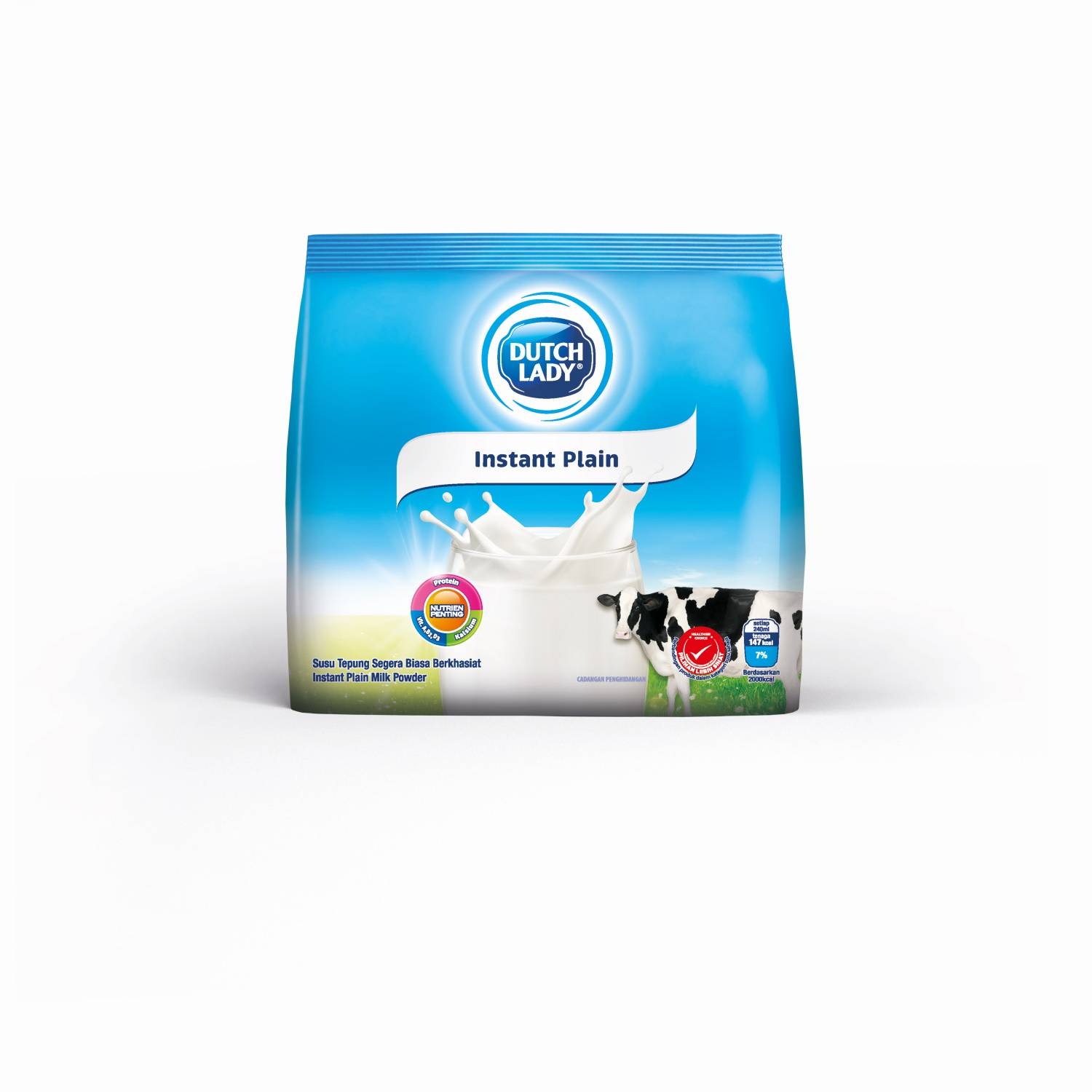 Dutch Lady Instant Plain Milk Drink Powder