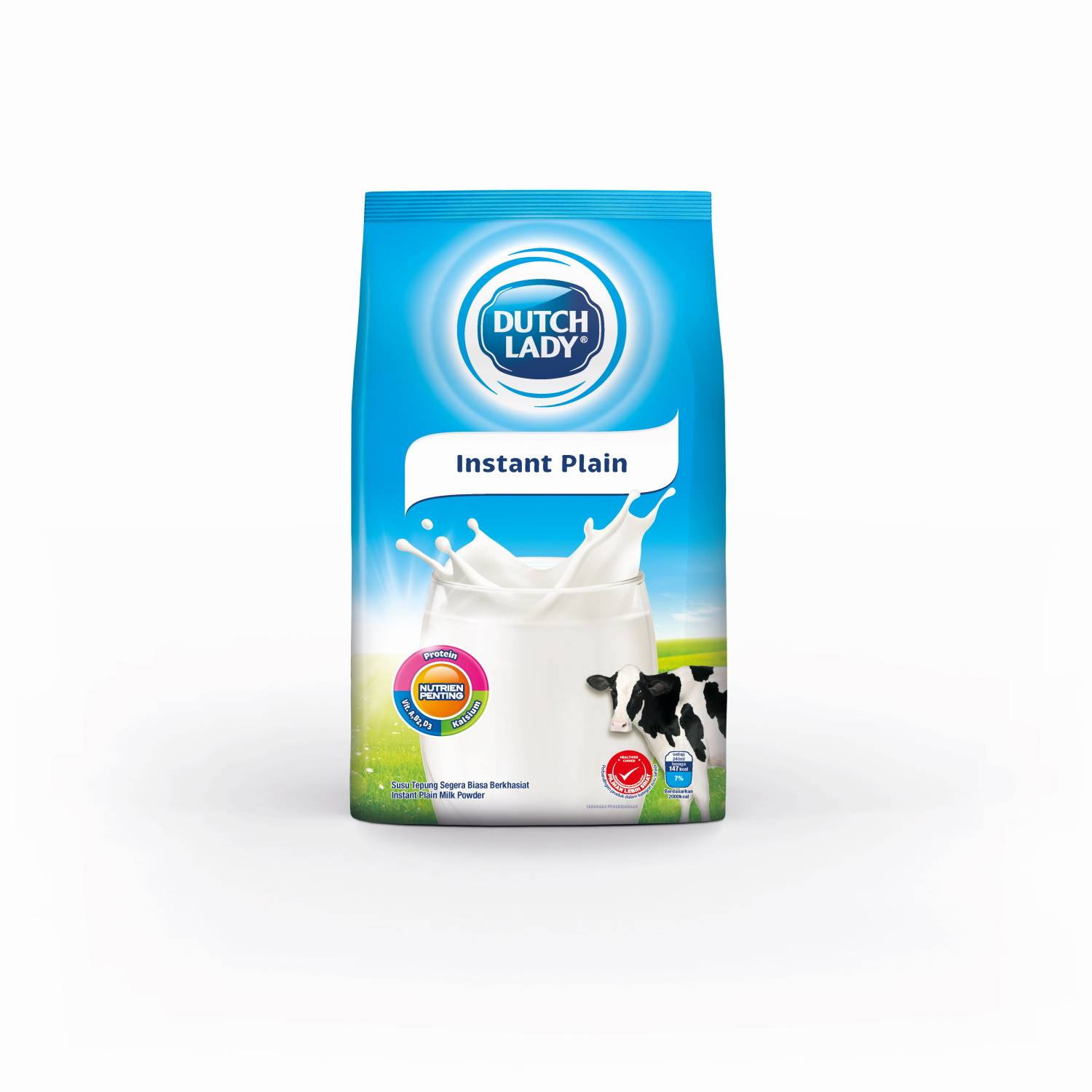 Dutch Lady Instant Plain Milk Drink Powder
