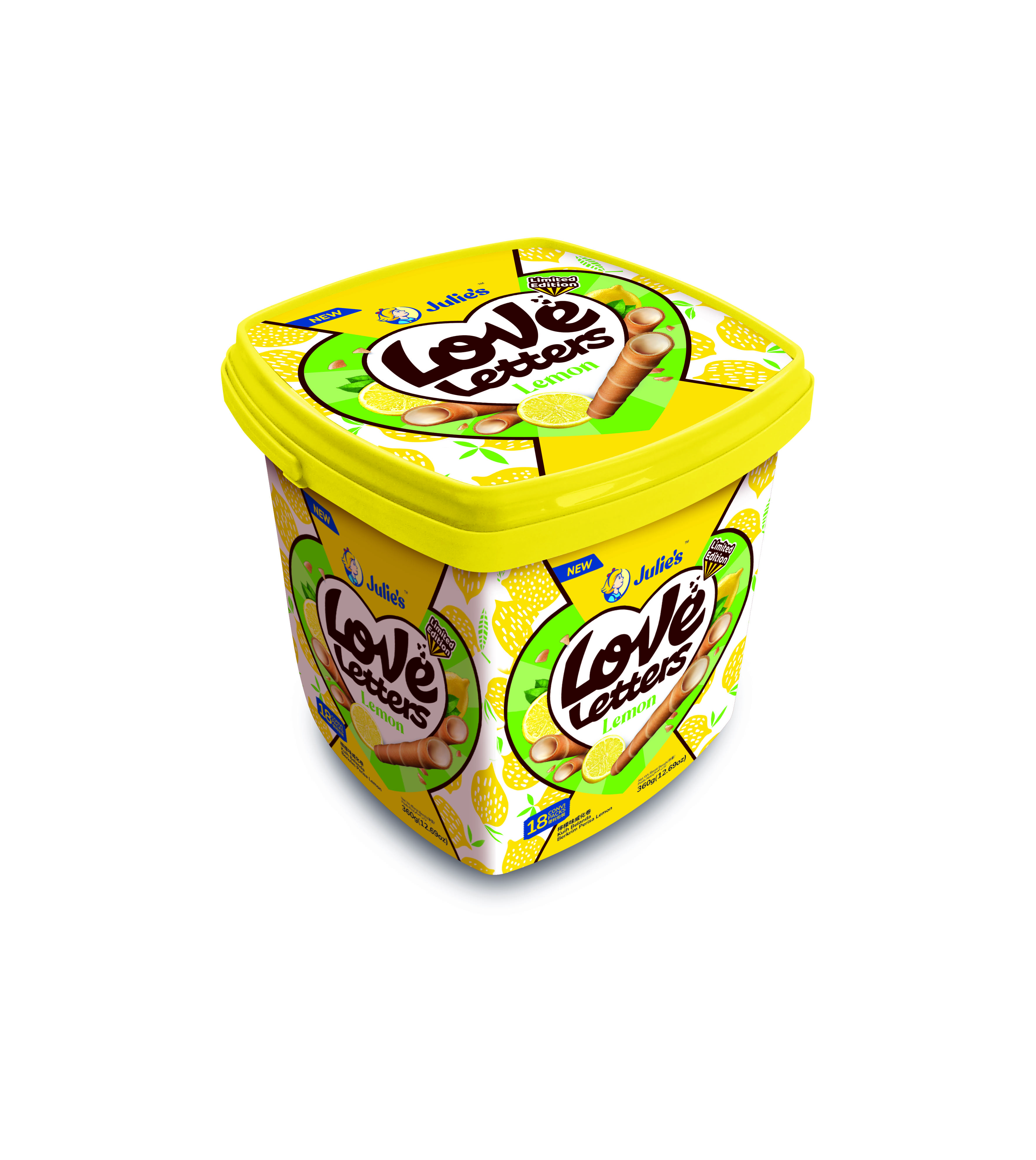 Julie's Love Letters Lemon 360g